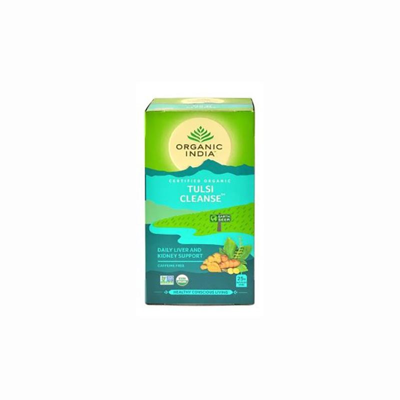 TC Organic India Tulsi Cleanse Tea 25ct - Spicebox Organics
