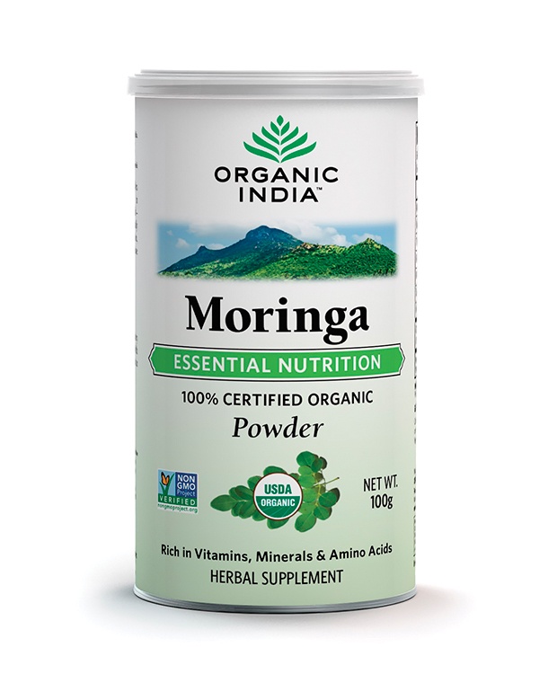 Organic India Organic Moringa Leaf Powder 100g (Case Pack of 24) - Spicebox Organics