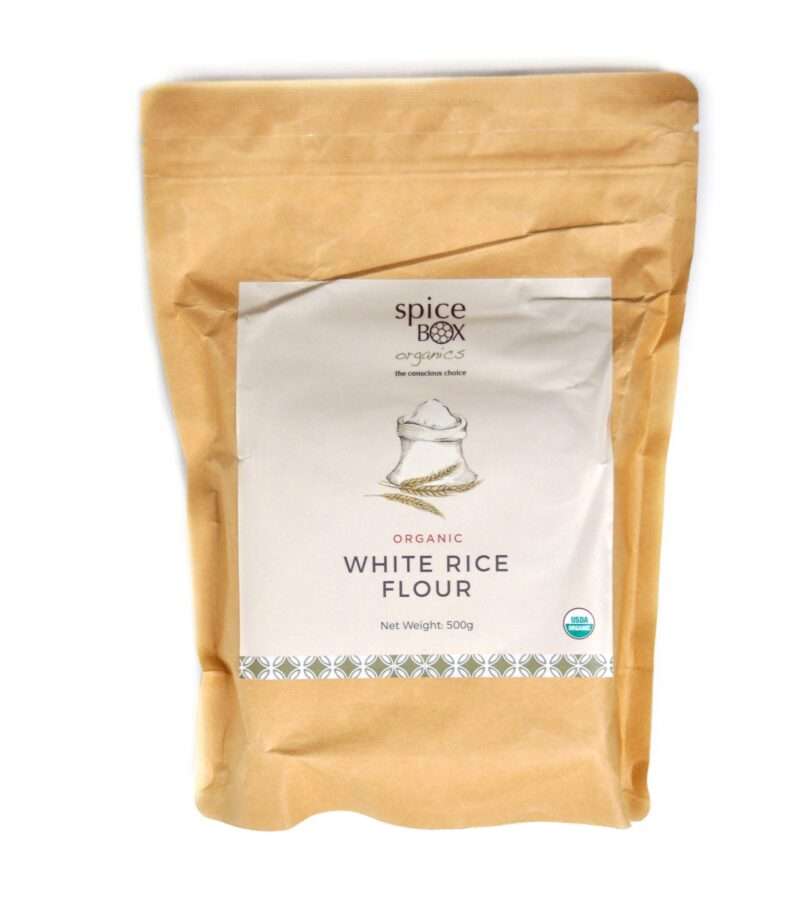 SBO Organic White Rice Flour 500g - Spicebox Organics