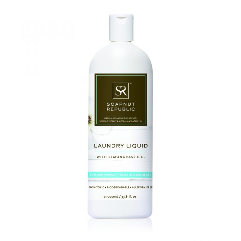 Soapnut Republic Laundry Liquid with Lemongrass Essential Oil 1L ...