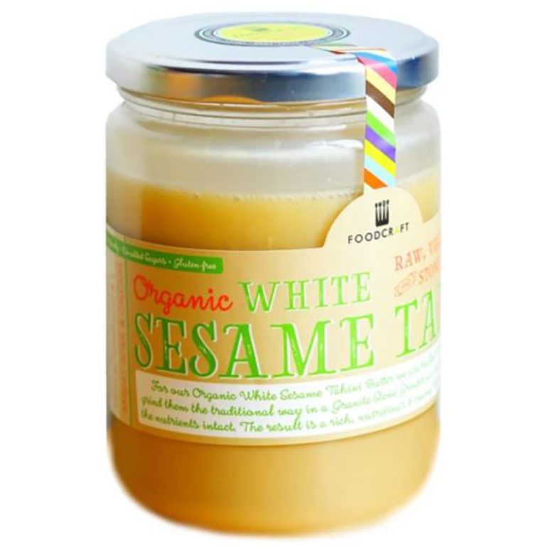 Organic Stone Ground Raw Sesame Butter (Tahini) 454gr - Spicebox Organics