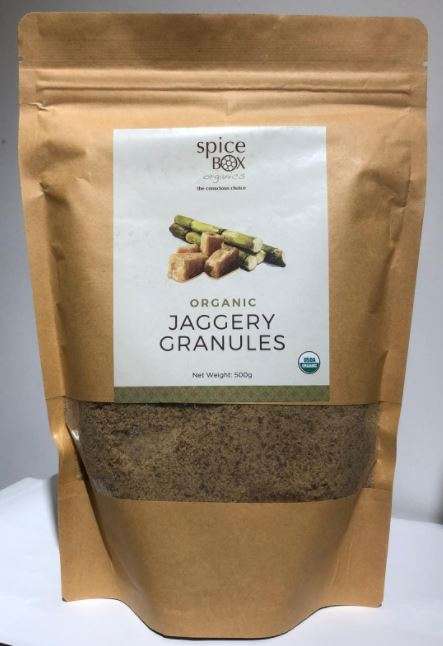 SpiceBox Organics Jaggery Granules 500g - Spicebox Organics