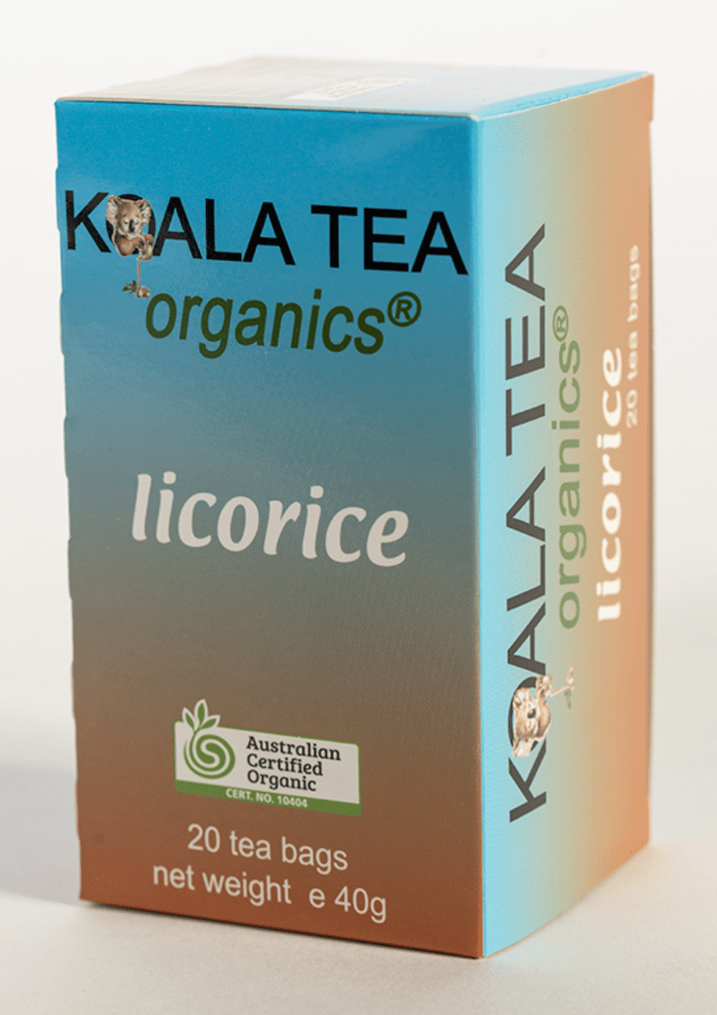Koala Tea Organics Licorice 20 tea bags - Spicebox Organics