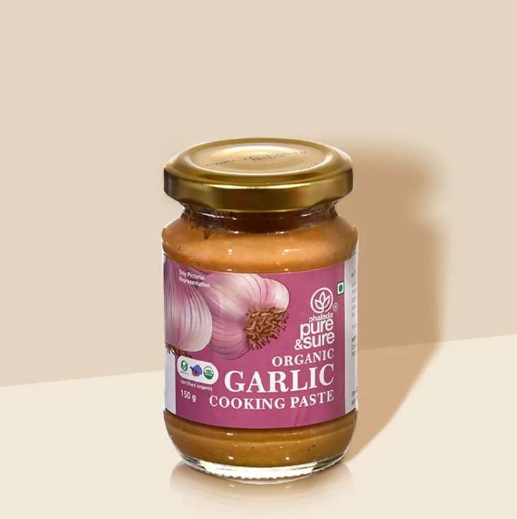 Organic Garlic Paste 150 g - Spicebox Organics