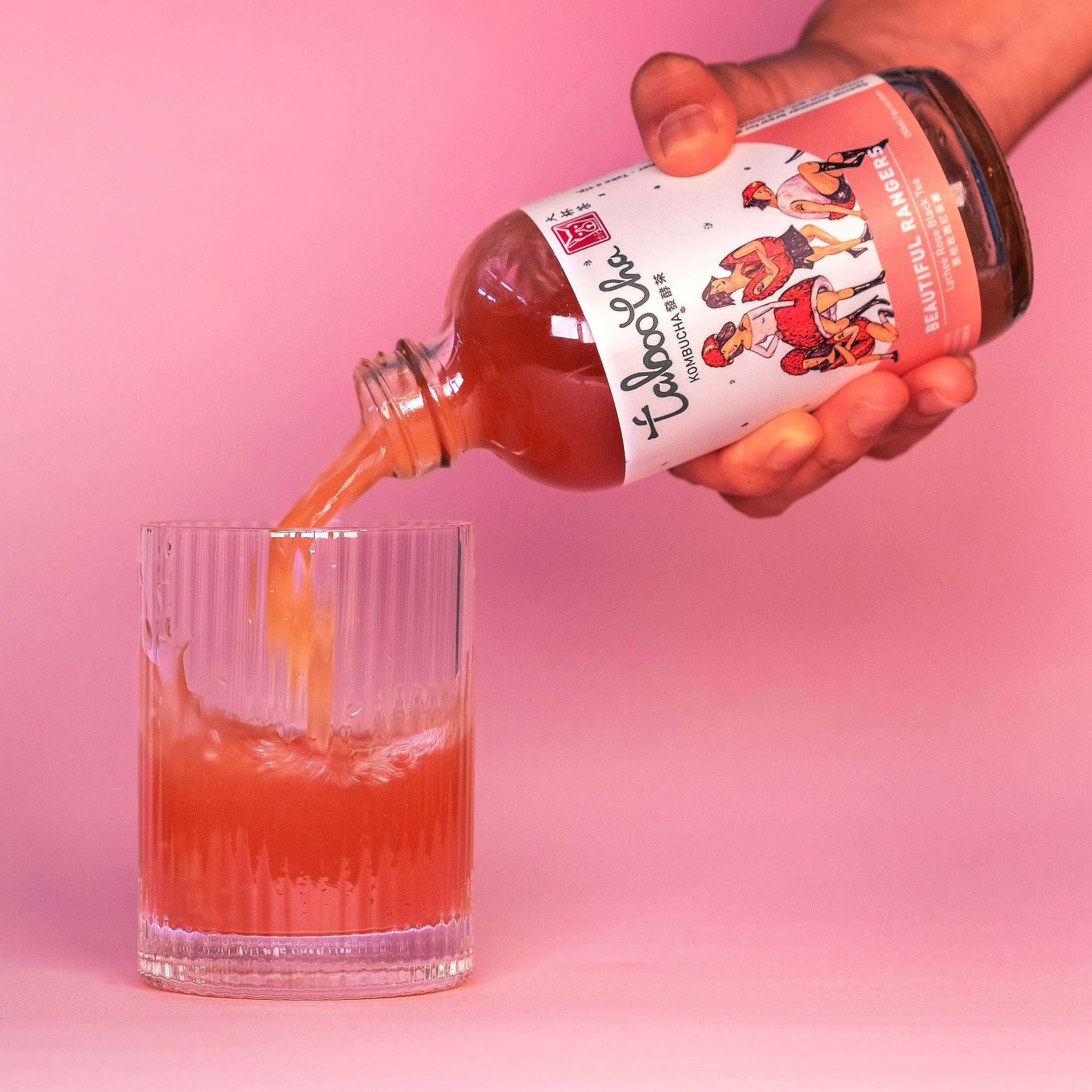 Taboocha Beautiful Rangers Lychee Rose Black Tea 250g - Spicebox Organics