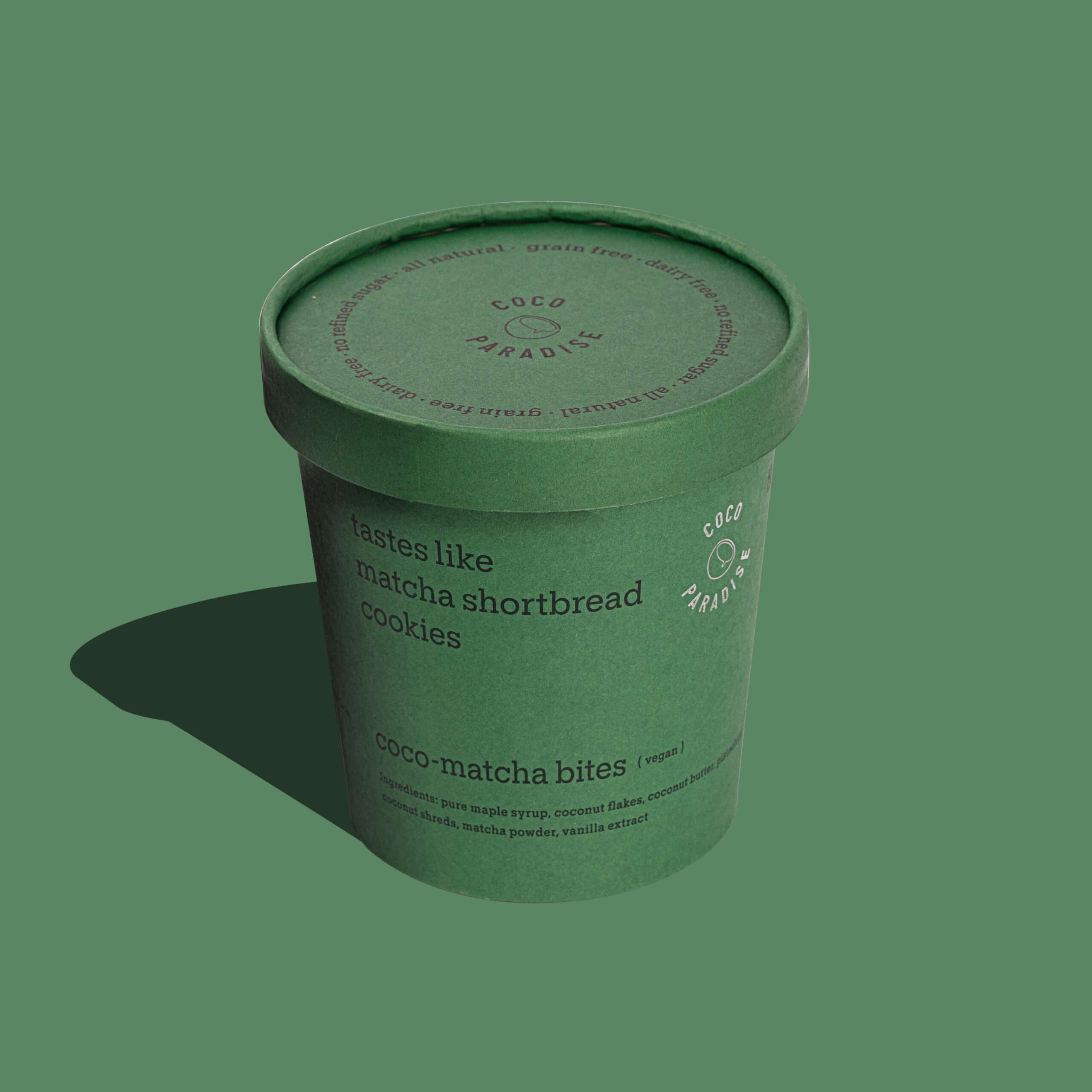 Cocoparadise Coco-Matcha Bites 80g - Spicebox Organics